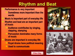 Africans and their music | PPT