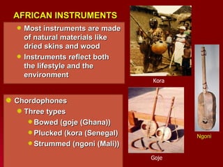 Africans and their music | PPT