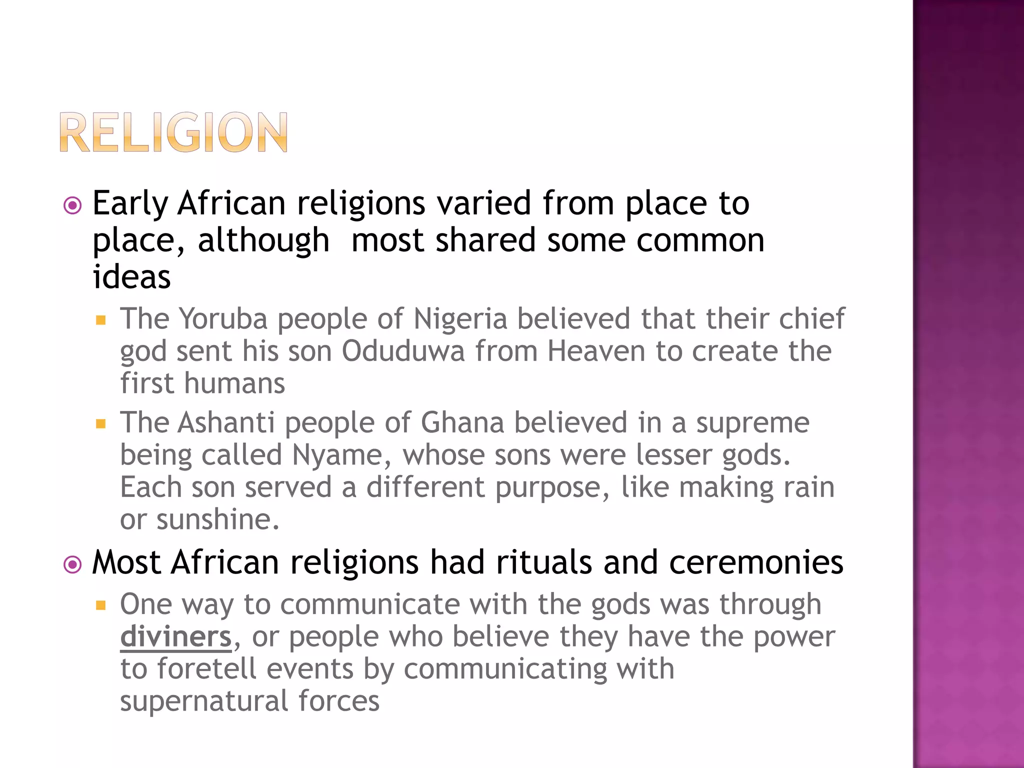 African society & culture | PPTX