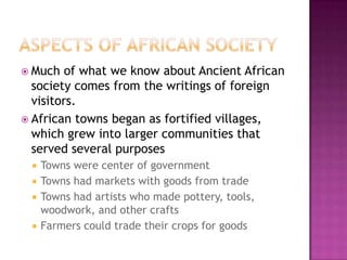 African society & culture | PPTX