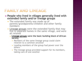 African society & culture | PPTX