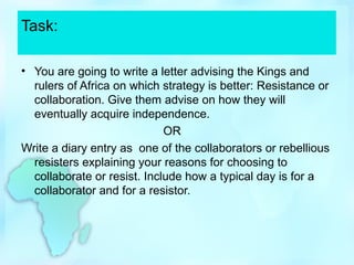 Africans resist year 8 | PPT