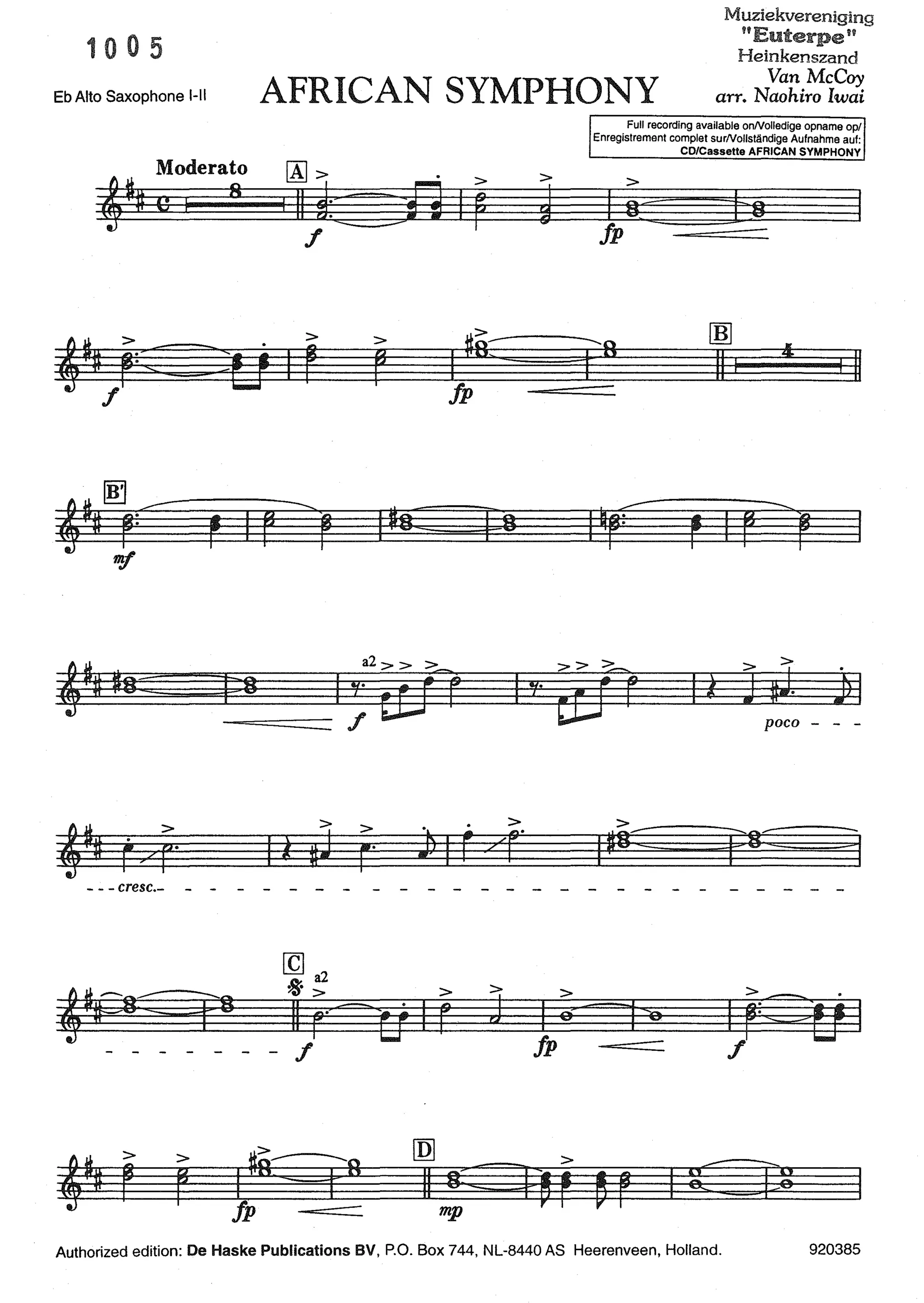 African Symphony - Naohiro lwai | PDF