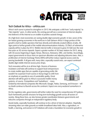 African Tech Report 2012 | PDF