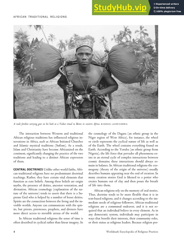 African Traditional Religions | PDF