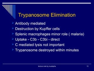 African trypanosomes Lesson of Parasitology | PPT | Diseases and ...