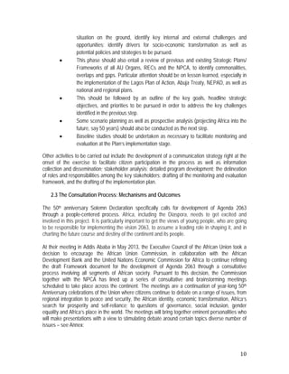 African Union Agenda 2063: a shared strategic framework for inclusive growth and sustainable ...