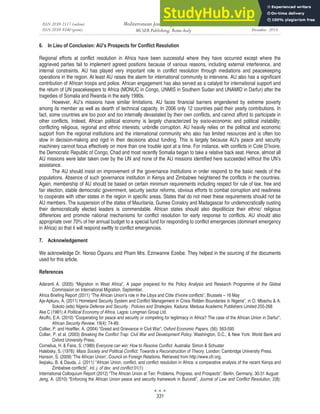 African Union And Conflict Resolution In Africa | PDF