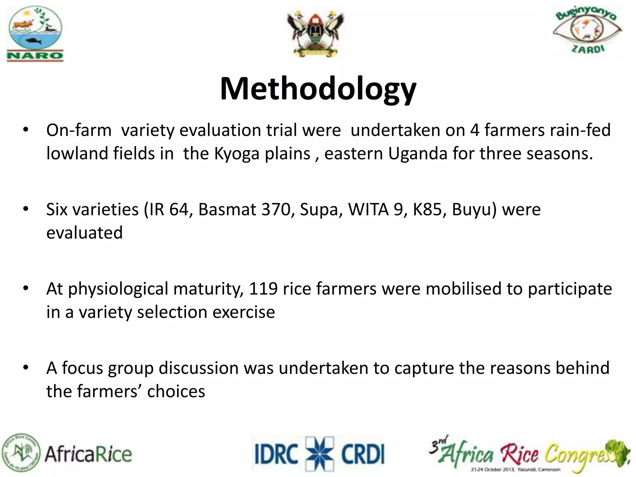 Th1_Participatory identification of farmer-acceptable improved rice ...