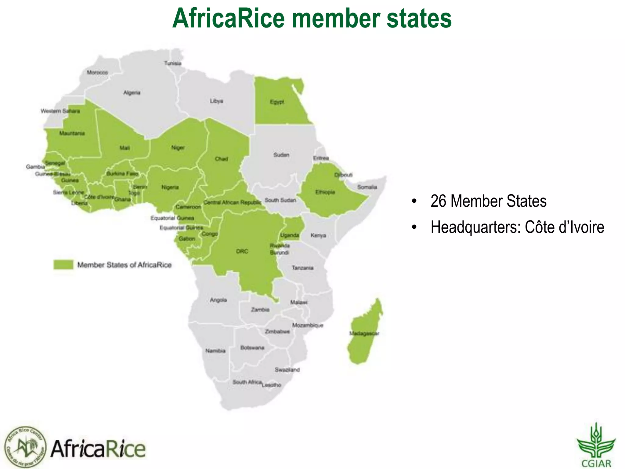 Africa Rice Center (AfricaRice | PDF