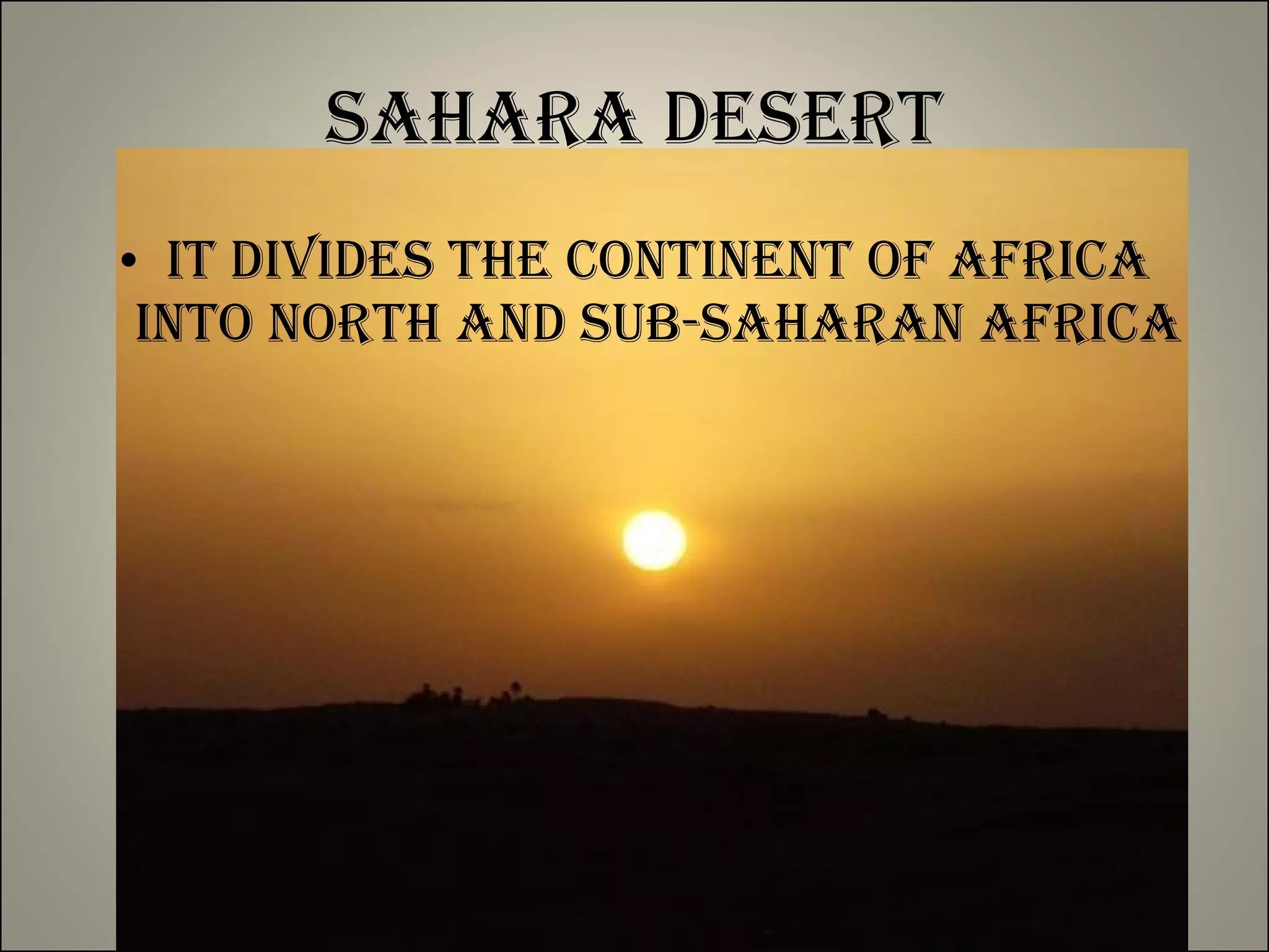 Africa’s Landforms | PPT