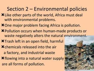 Africas Environmental Policies | PPT