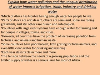 Africas Environmental Policies | PPT