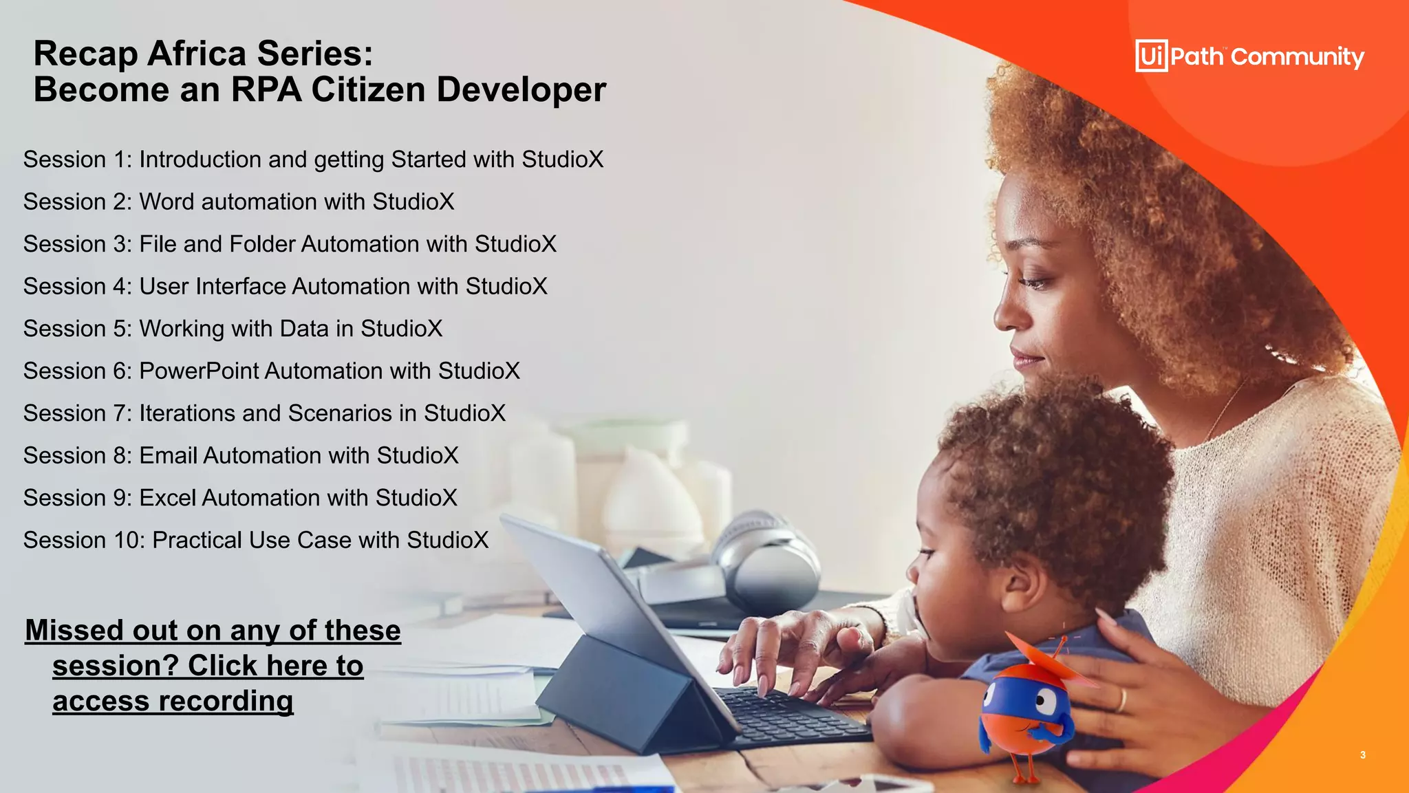 Africa Series 2 Session 1 - UiPath Studio | PPT