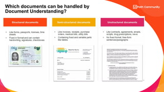Africa Series 2, Session 5: UiPath Document Understanding | PDF