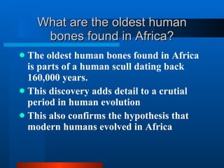 Africa’S First People | PPT