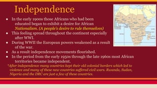 Africa: South of the Sahara History | PPTX