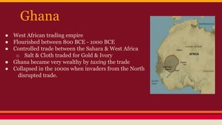 Africa: South of the Sahara History | PPTX