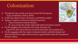 Africa: South of the Sahara History | PPT