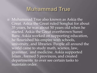 Africa’S Rulers | PPTX