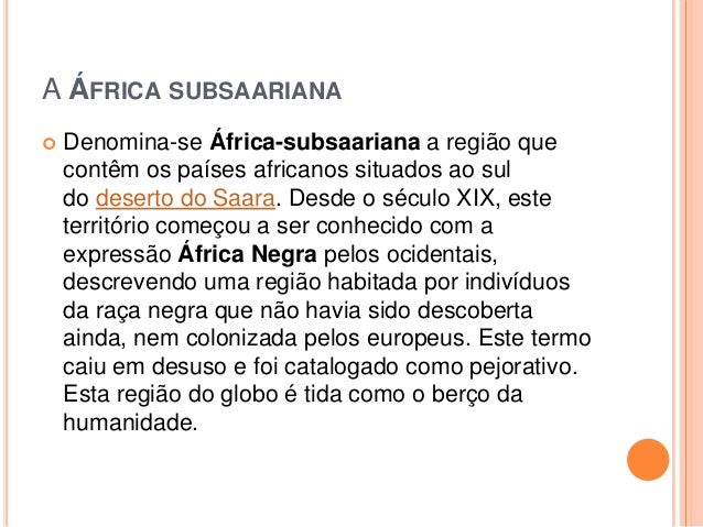 Africa subsaariana