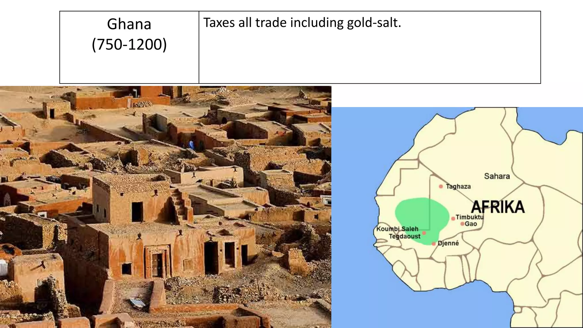 Africa gold salt trade | PPTX