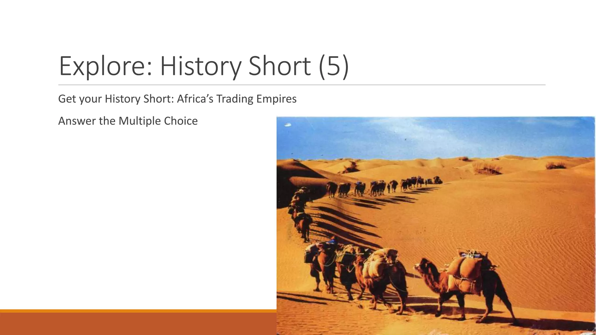 Africa gold salt trade | PPTX