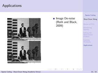 A Friendly Guide To Sparse Coding | PDF