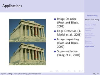 A Friendly Guide To Sparse Coding | PDF