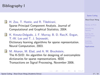 A Friendly Guide To Sparse Coding | PDF