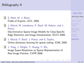 A Friendly Guide To Sparse Coding | PDF
