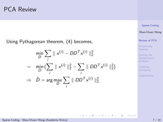 A Friendly Guide To Sparse Coding | PDF