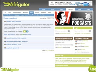 Afrigator.com Beta Launch Presentation | PDF