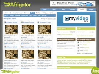 Afrigator.com Beta Launch Presentation | PPT