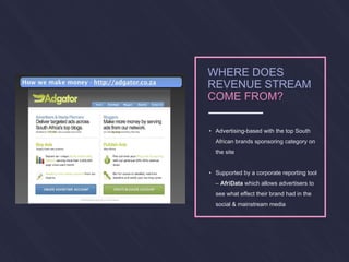 Afrigator: A killer start-up in South Africa | PPTX