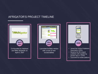 Afrigator: A killer start-up in South Africa | PPTX