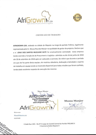 AfriGrown.Lda