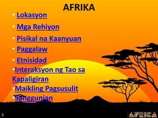 Afrika | PPTX