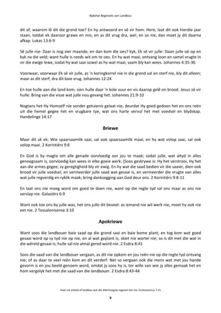 Afrikaans - Biblical Principles of Agriculture - How to Lower Food ...