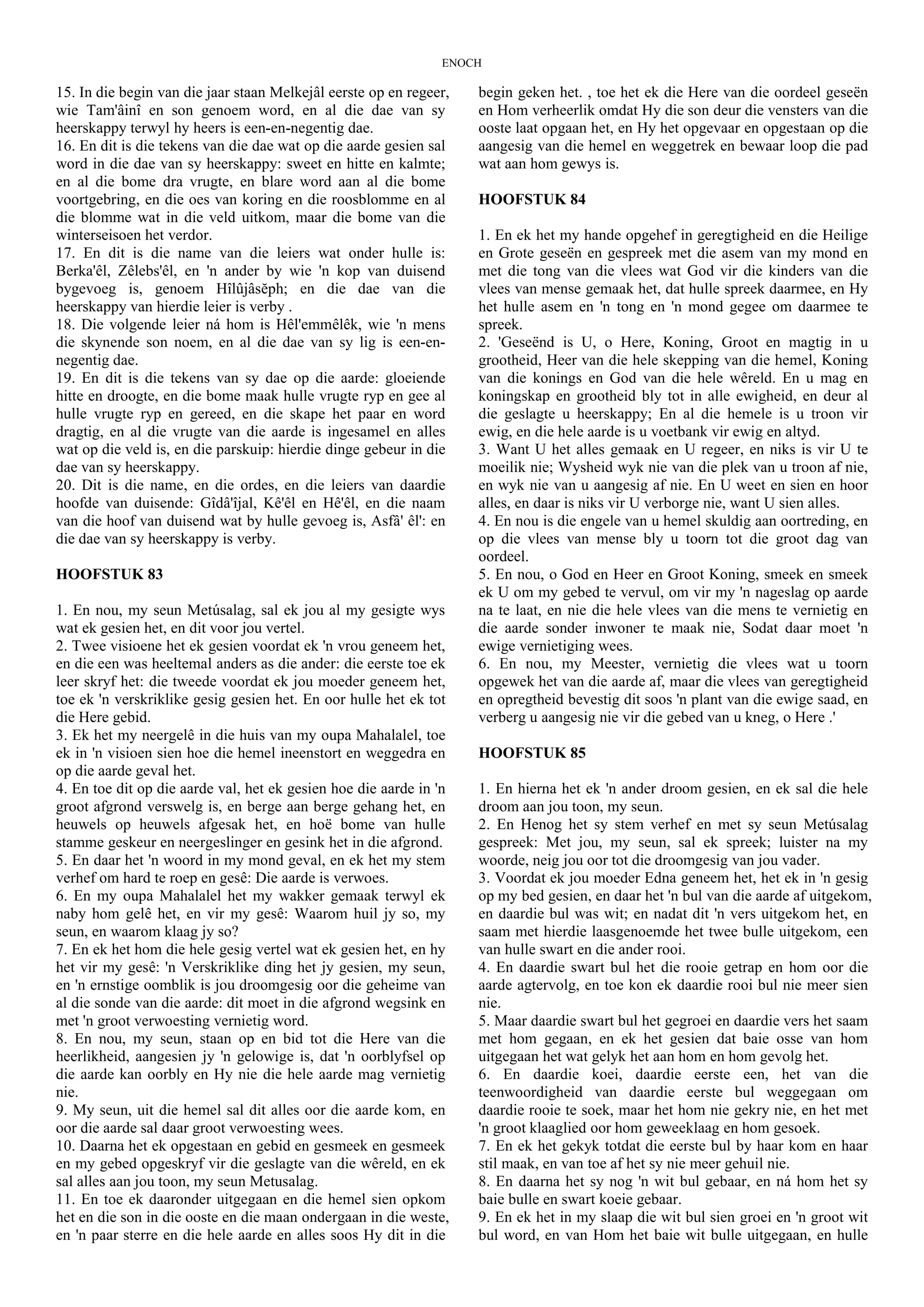 Afrikaans - Book of Enoch by R.H. Charles.pdf