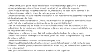 Afrikaans - Die kosbare bloed van Jesus Christus - The Precious Blood ...
