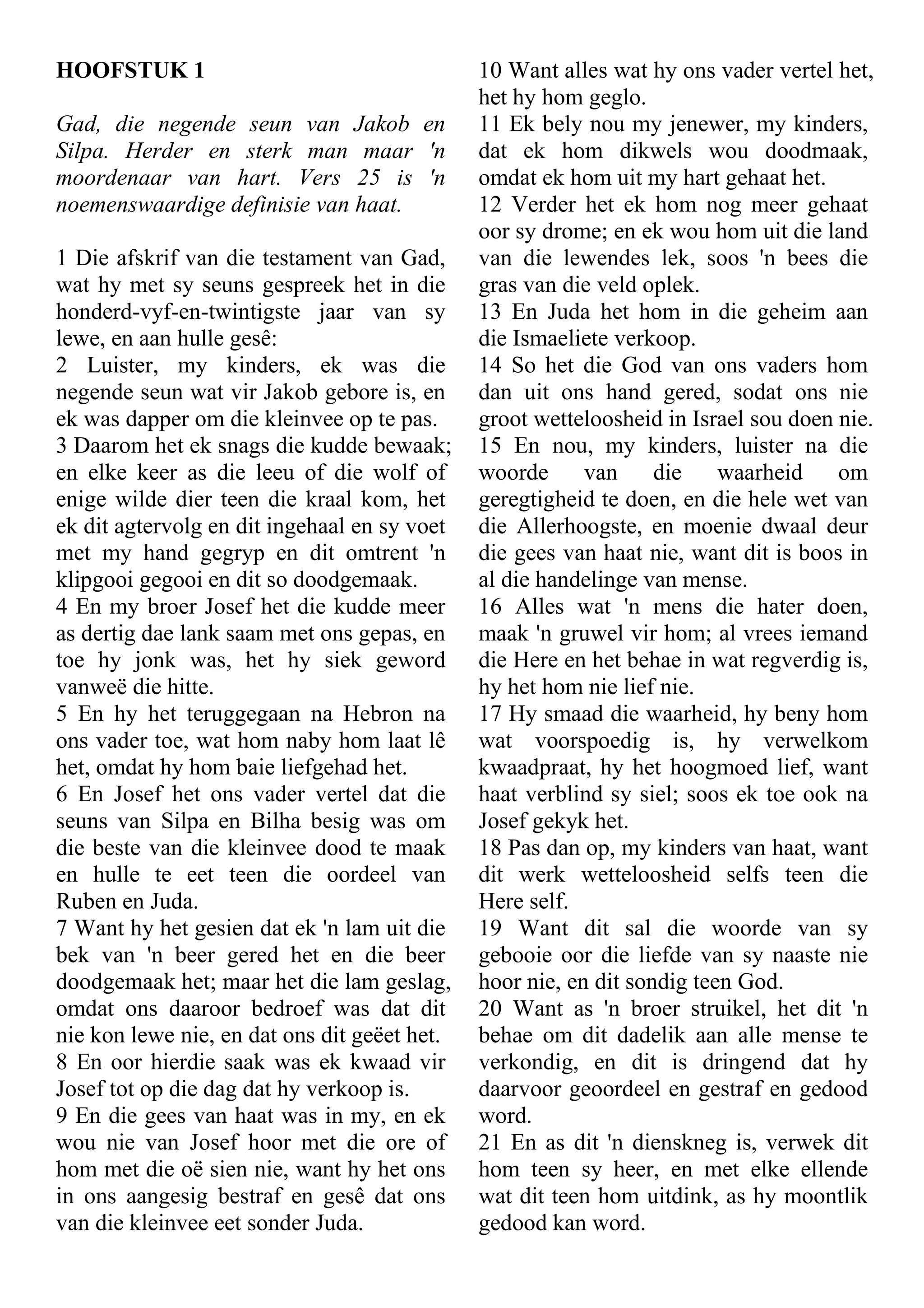 Afrikaans - Testament of Gad.pdf