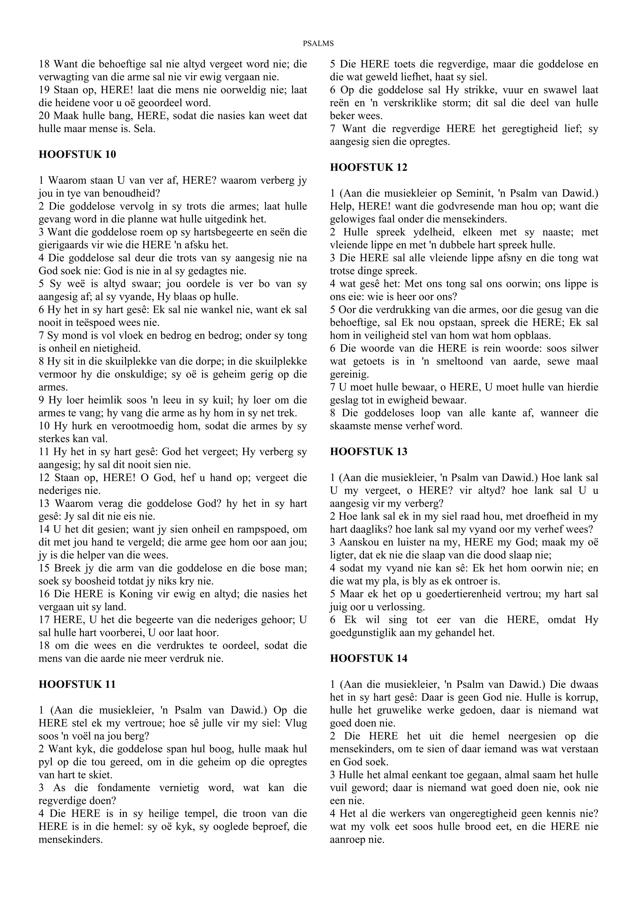 Afrikaans - The Book of Psalms - King James Bible.pdf