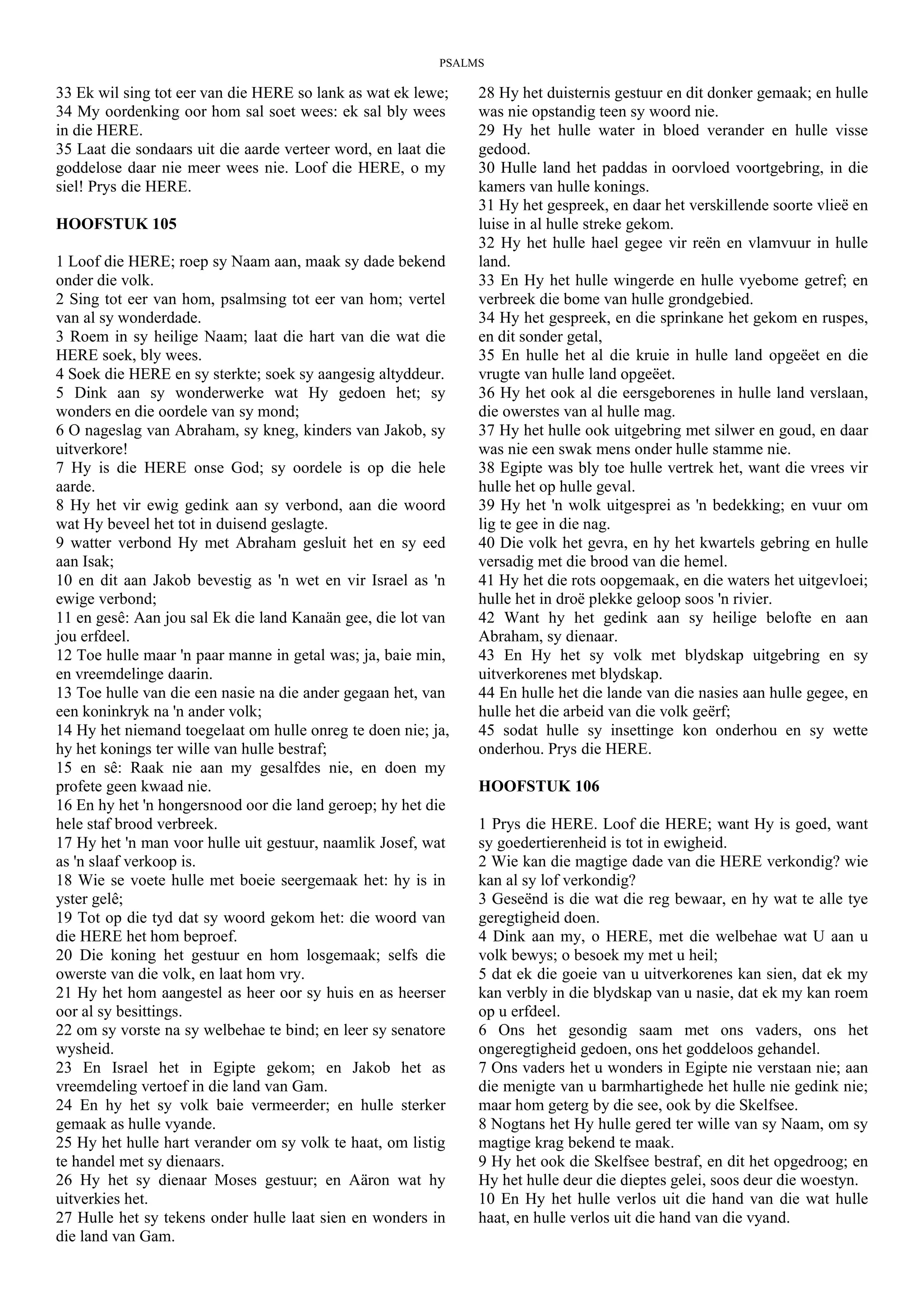 Afrikaans - The Book of Psalms - King James Bible.pdf