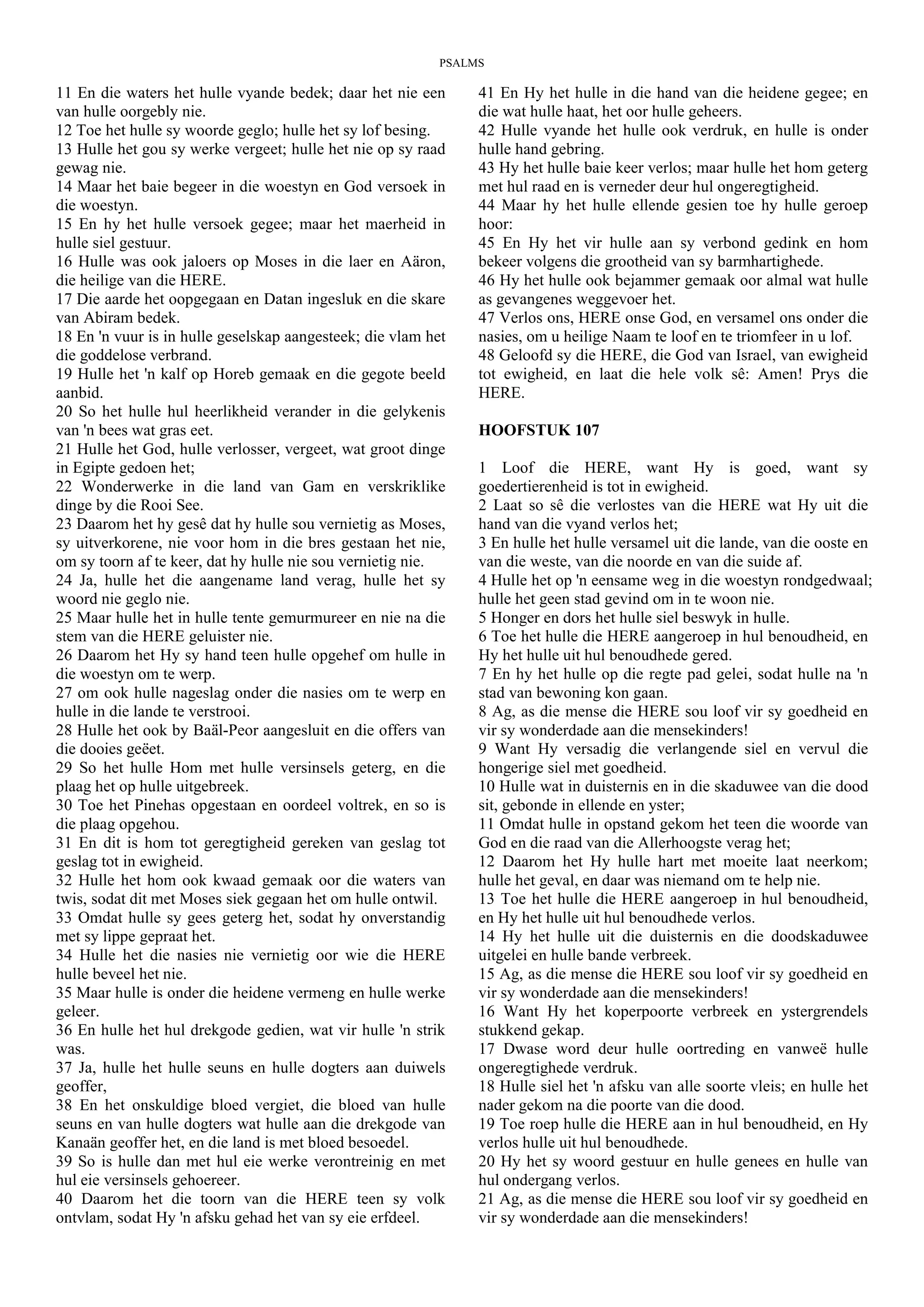 Afrikaans - The Book of Psalms - King James Bible.pdf