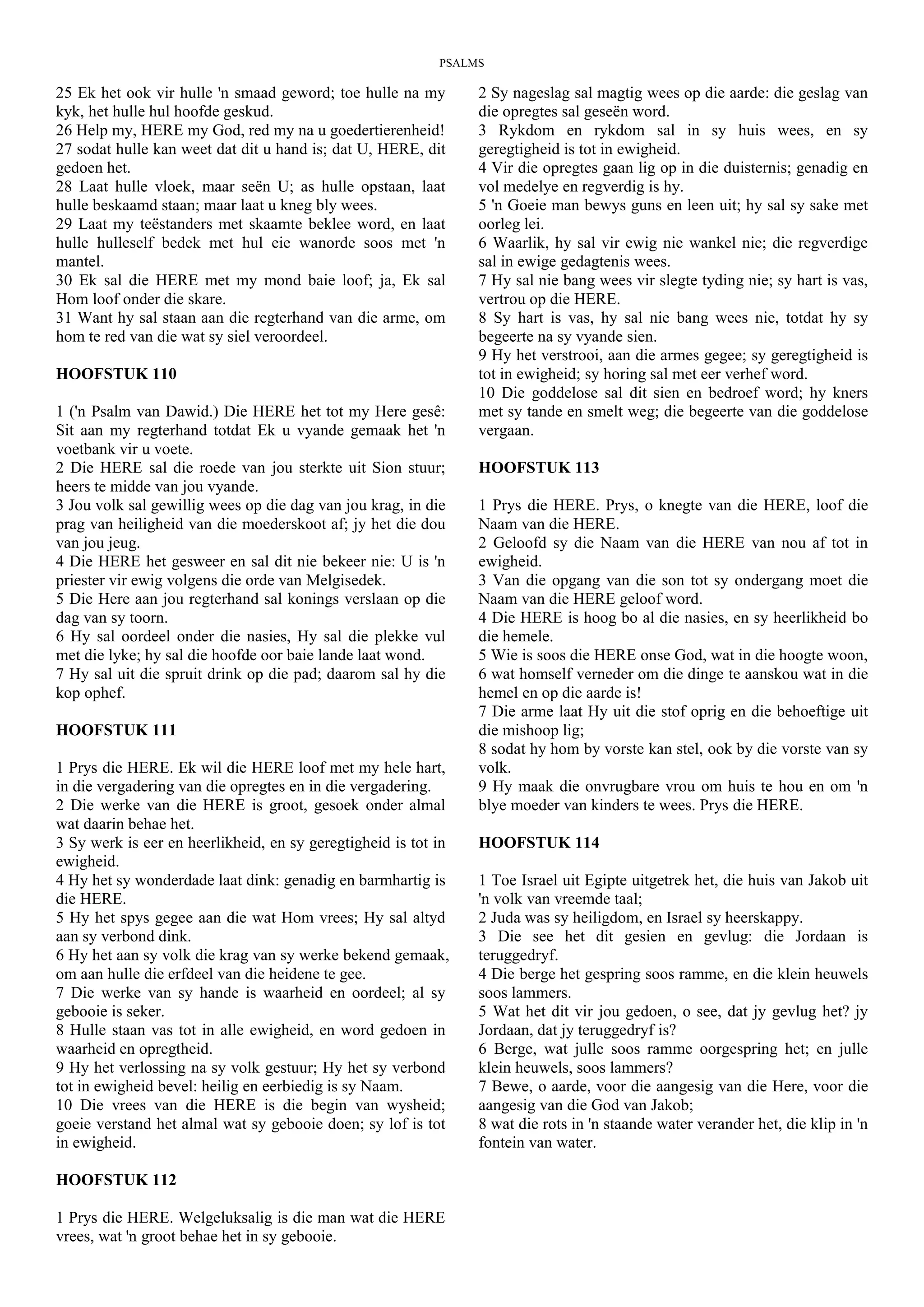 Afrikaans - The Book of Psalms - King James Bible.pdf