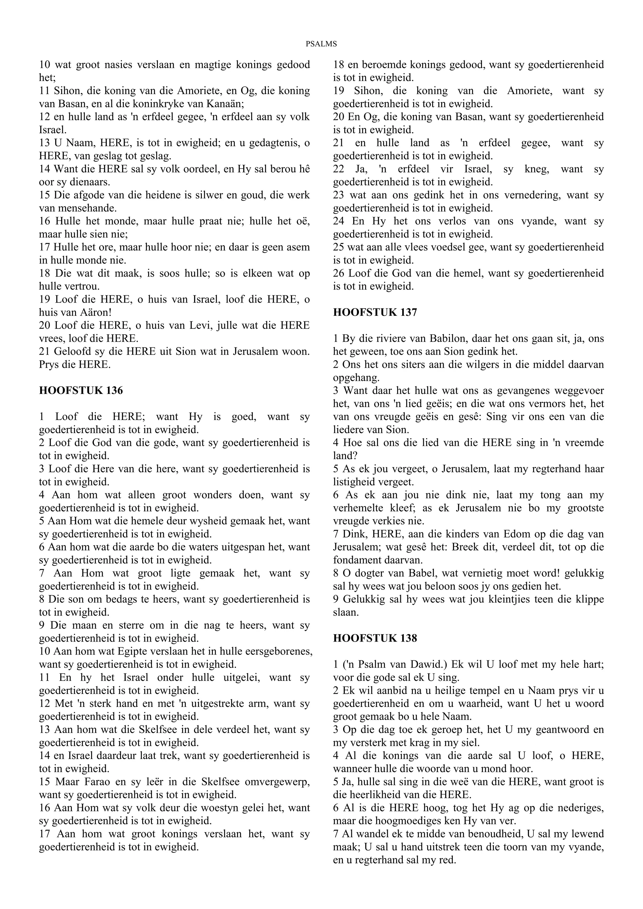 Afrikaans - The Book of Psalms - King James Bible.pdf