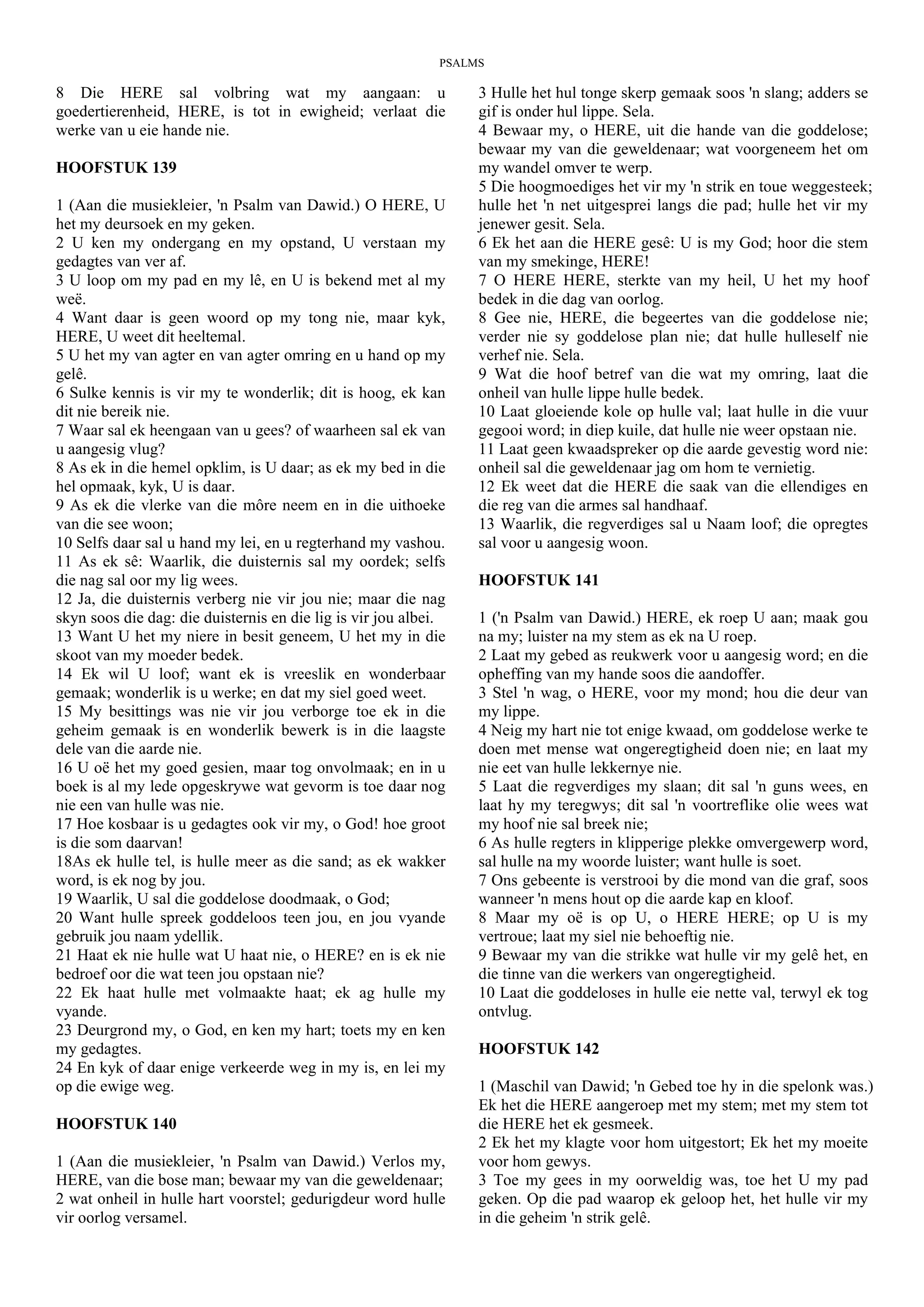 Afrikaans - The Book of Psalms - King James Bible.pdf