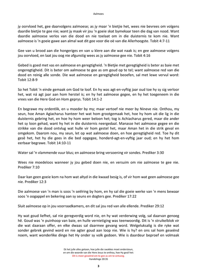 Afrikaans - The Christian Custom of Giving Alms.pdf