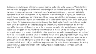 Afrikaans - The Importance of Child Discipline and Honoring Your ...